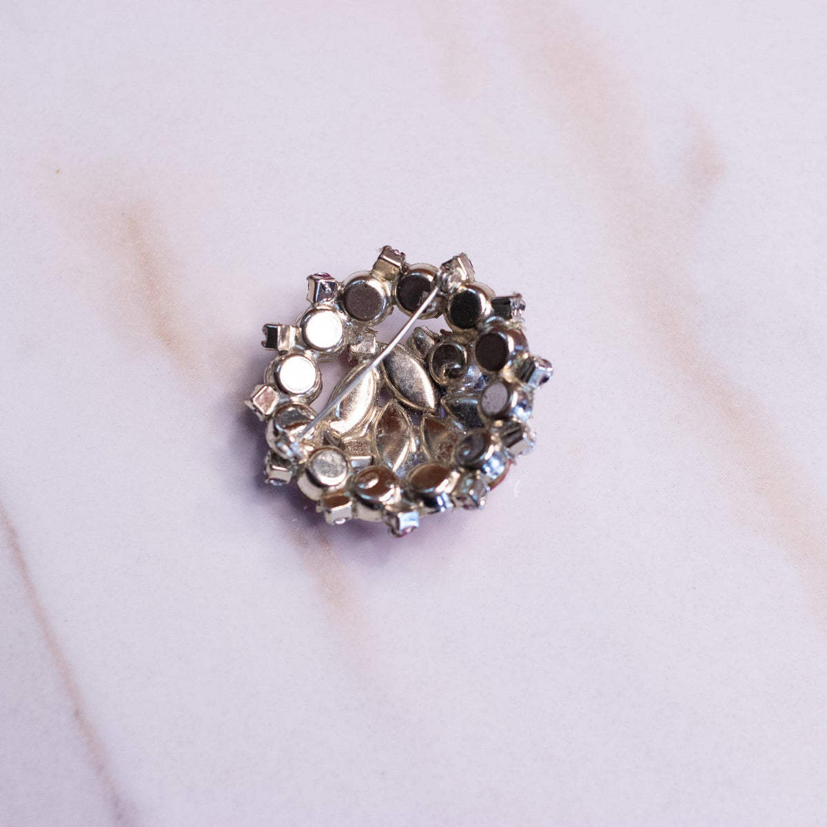 Vintage Pink and Purple Alexandrite Rhinestone Brooch | Vintage Meet ...