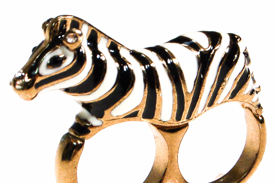 Zebra Statement Ring | Vintage Meet Modern Jewelry