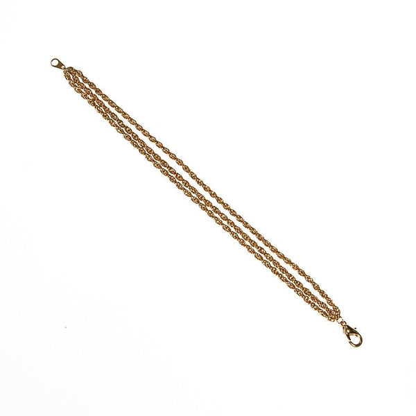 Gold Triple Chain Bracelet | Vintage Meet Modern Jewelry