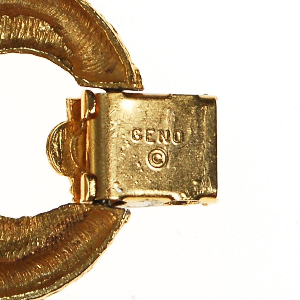 Geno Multi Strand Pearl Necklace with Gold Decorative Clasp | Vintage ...